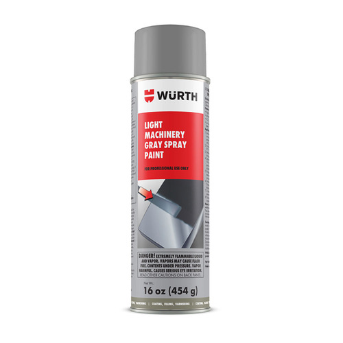 Light Machinery Grey Spray Paint 16 oz aerosol | Wurth USA