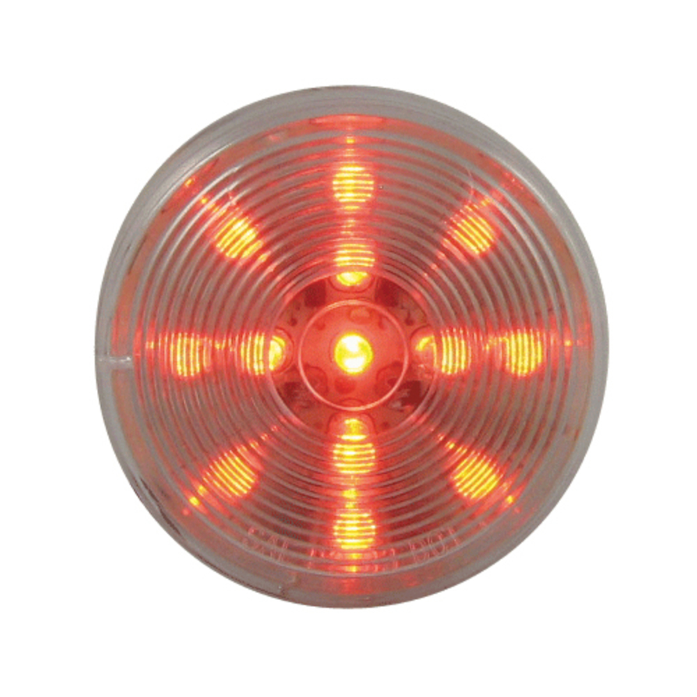 Red Clearance Marker Clr Round 13 LEDS 2 1/2"X 1"H | Bulbs | Electrical ...