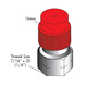 Straight 16M 1/4 R134 Adapter | Wurth USA